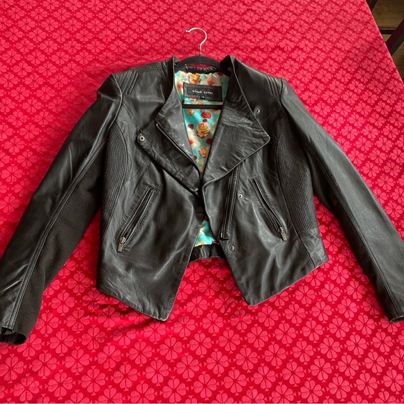 Black Rivet | Jackets & Coats | Cute Black Leather Jacket | Poshmark